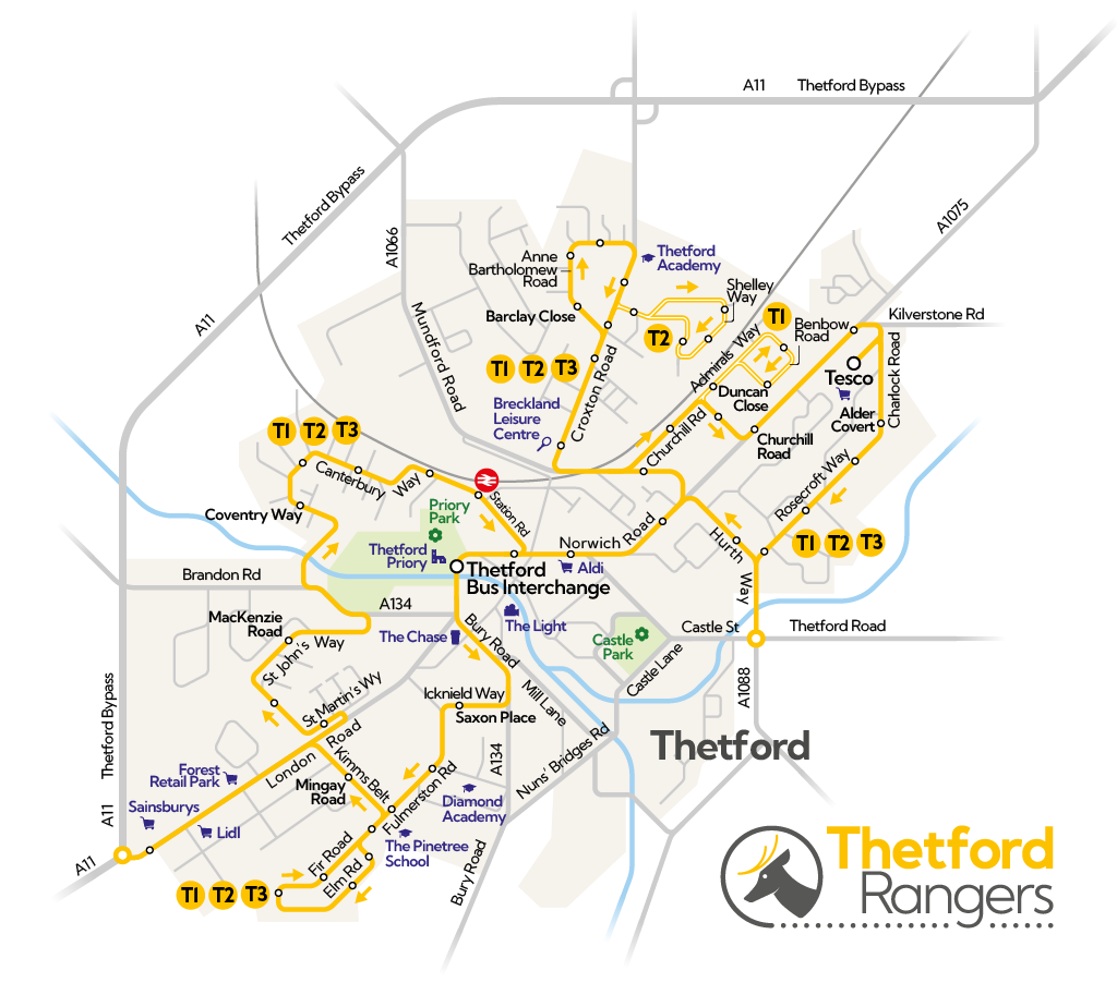 Travel for £1.50 in Thetford extended! - Coach Services